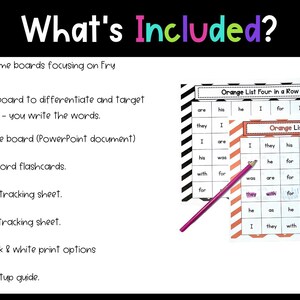 Fry Sight Words 11-20 Four in a Row Game | Printable & Editable Sight ...