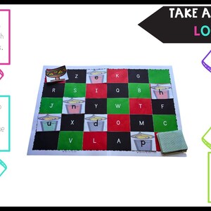 Letter Identification & Sounds Intervention or Center Game - Kwanzaa ...