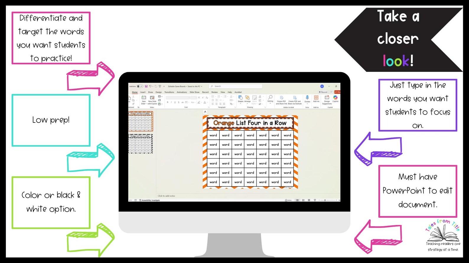 Fry Sight Words 11-20 Four in a Row Game | Printable & Editable Sight ...