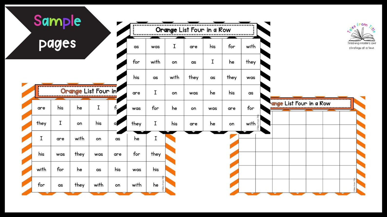 Fry Sight Words 11-20 Four in a Row Game | Printable & Editable Sight ...