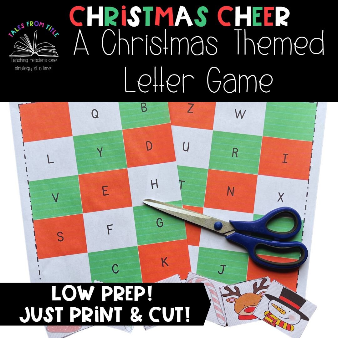 Letter Identification & Sounds Intervention or Center Game - Christmas ...