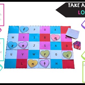Letter Identification & Sounds Intervention or Center Games - Valentine ...
