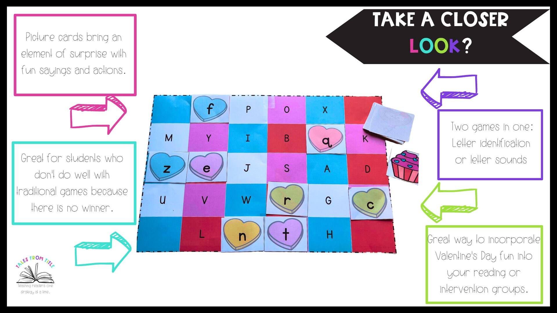 Letter Identification & Sounds Intervention or Center Games - Valentine ...