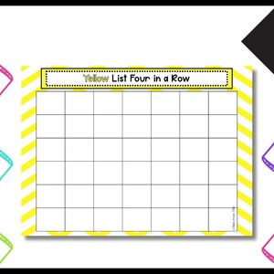 Fry's First 100 Sight Word Four in a Row Game: Words 21 - 30 ...