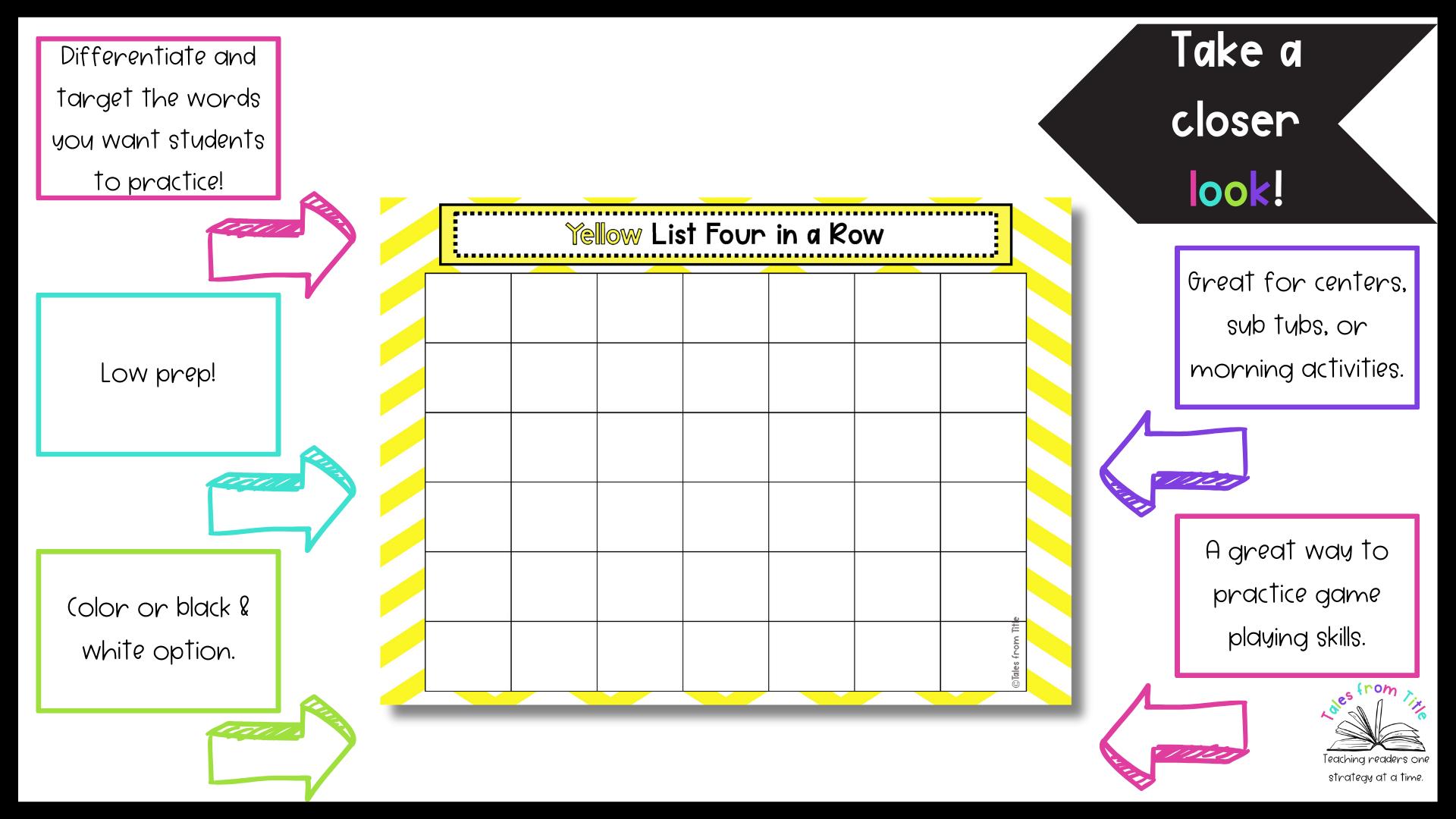 Fry's First 100 Sight Word Four in a Row Game: Words 21 - 30 ...