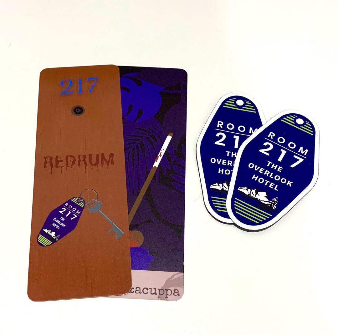 The Shining Bookmark and Fridge Magnet/the Shining Book/bookmark/fridge ...