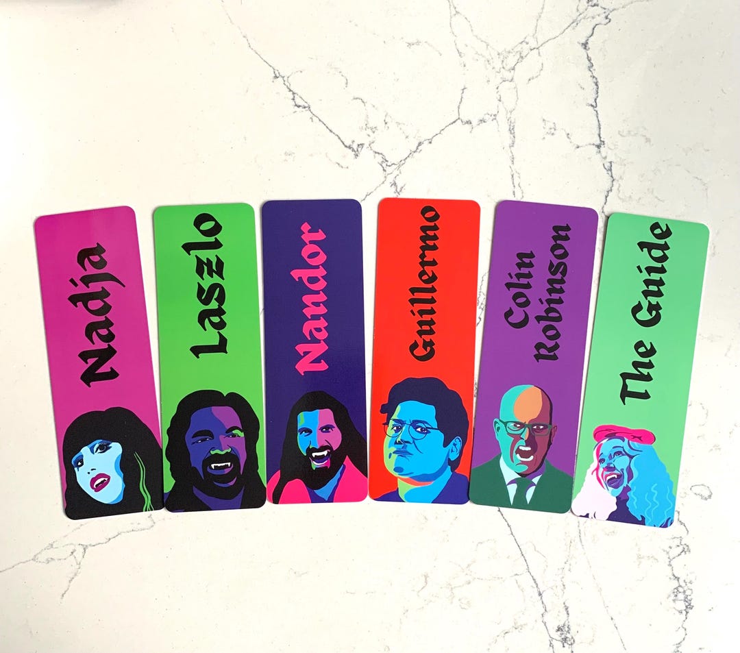 What We Do in the Shadows Inspired Bookmark/nadja/laszlo/nandor/colin ...