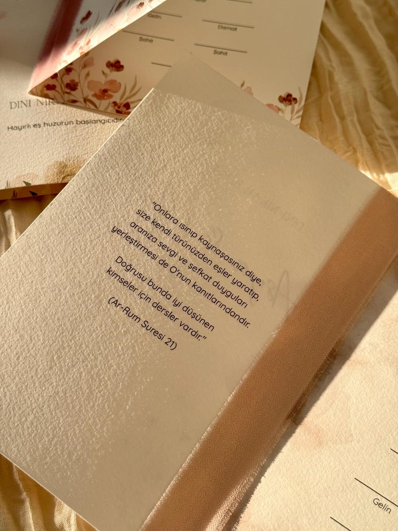 Dini Nikah Belgesi | Islamische Eheurkunde | Nikah Zertifikat - Etsy