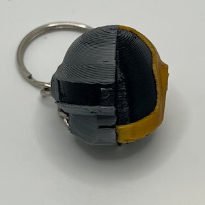Daft Punk Helmet Key Chain/ Zipper Pull - Etsy