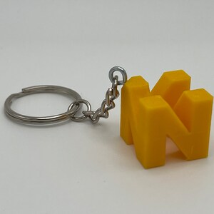 N64 Logo Key Chain/ Zipper Pull - Etsy