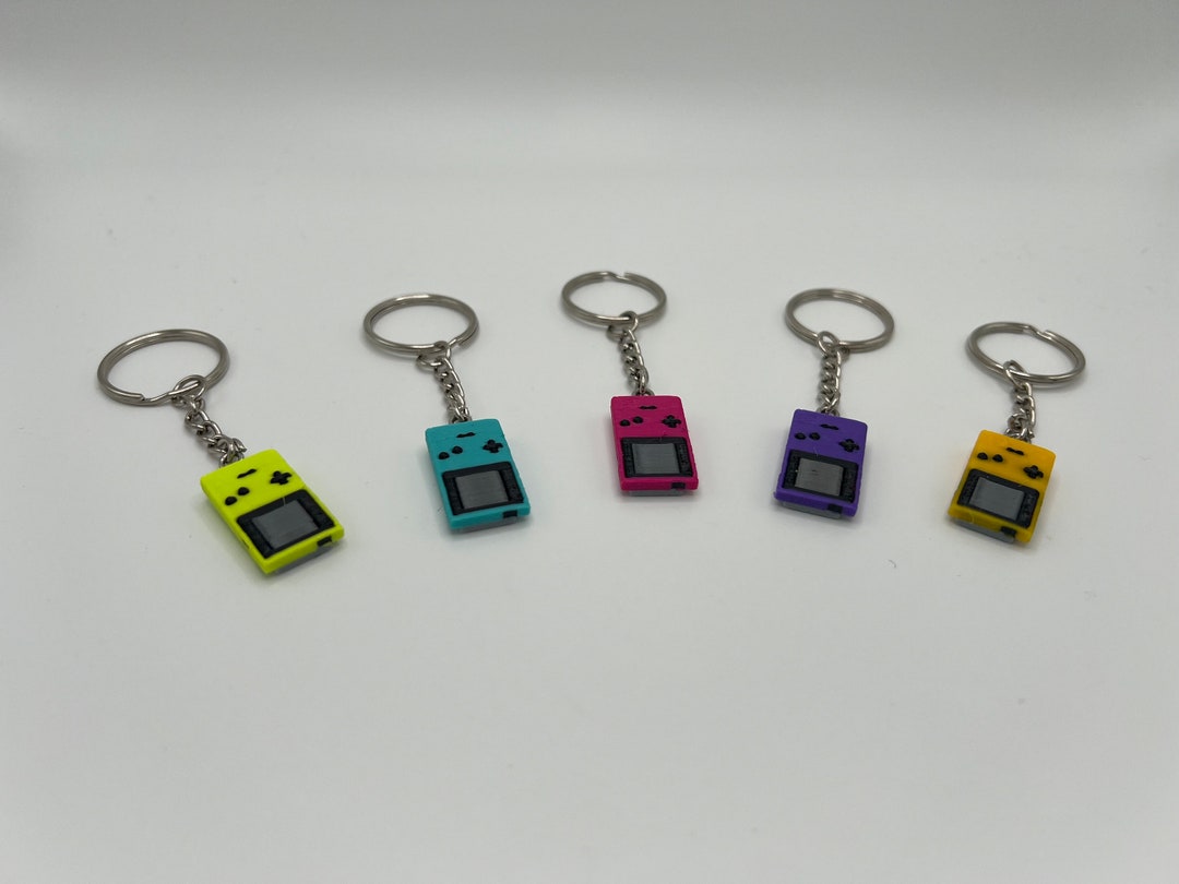 GAMEBOY Color Key Chain/ Zipper Pull - Etsy