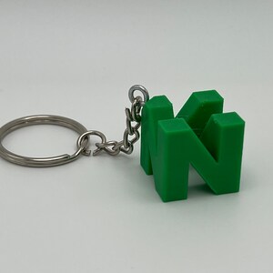 N64 Logo Key Chain/ Zipper Pull - Etsy