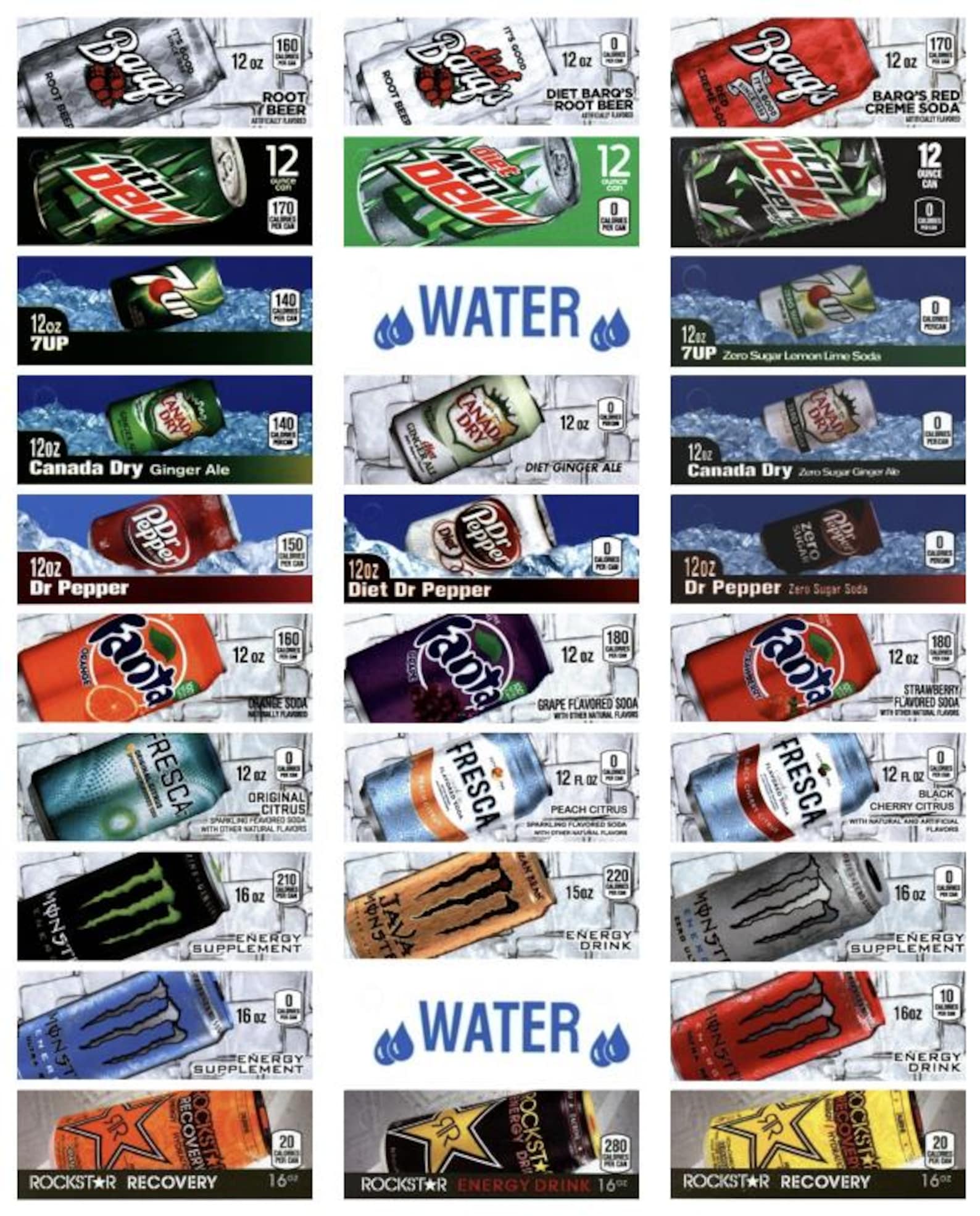 Vending Machine Labels Designed for Avery 5136 Labels; High Resolution ...