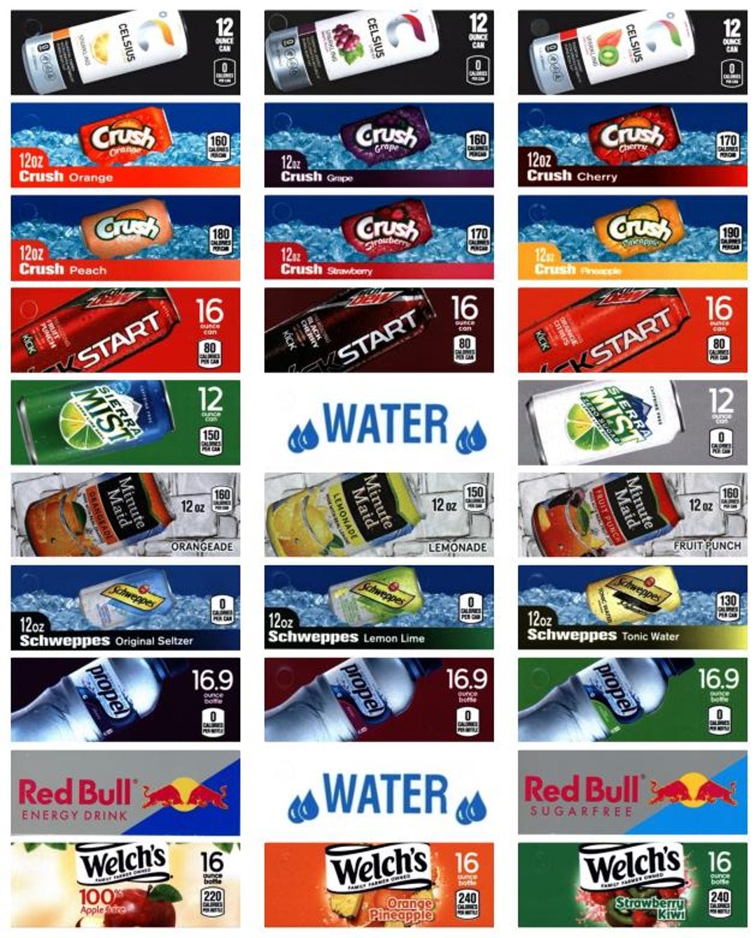 Vending Machine Labels Designed for Avery 5136 Labels; High Resolution ...