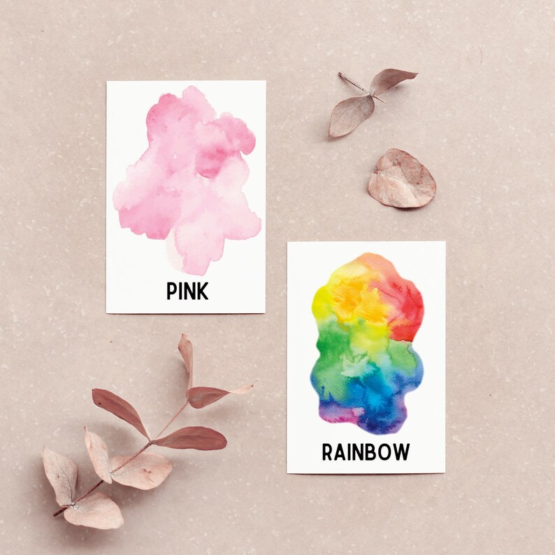 56 Printable Flashcards of Colors and Shapes for Toddlers Vocabulary ...