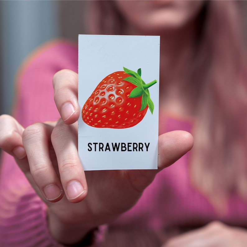 248 Food Flashcards for Kids and Toddlers Printable Cards for ...