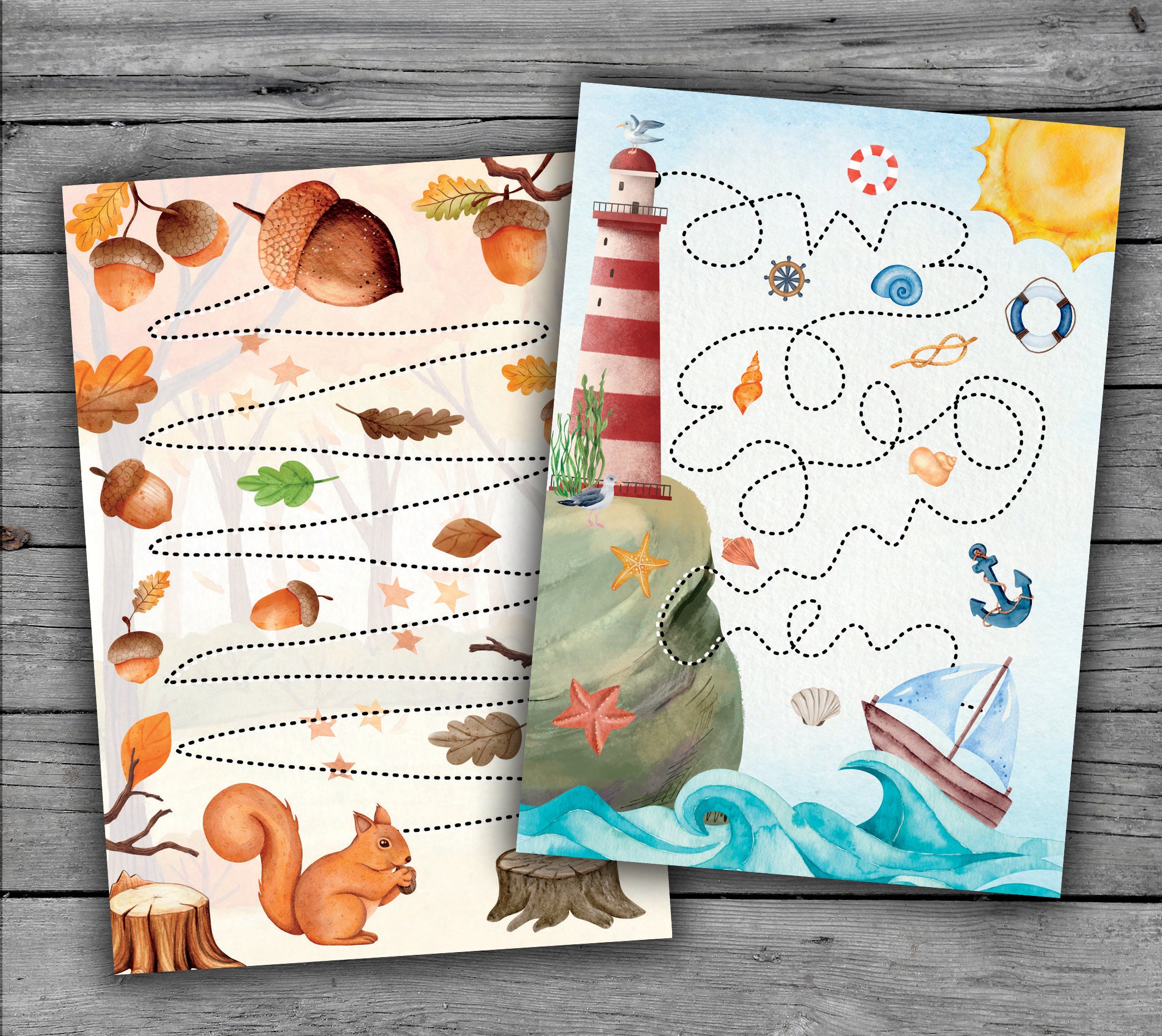 18 Printable Tracing Worksheets for Kids Hand Eye Coordination Practice ...