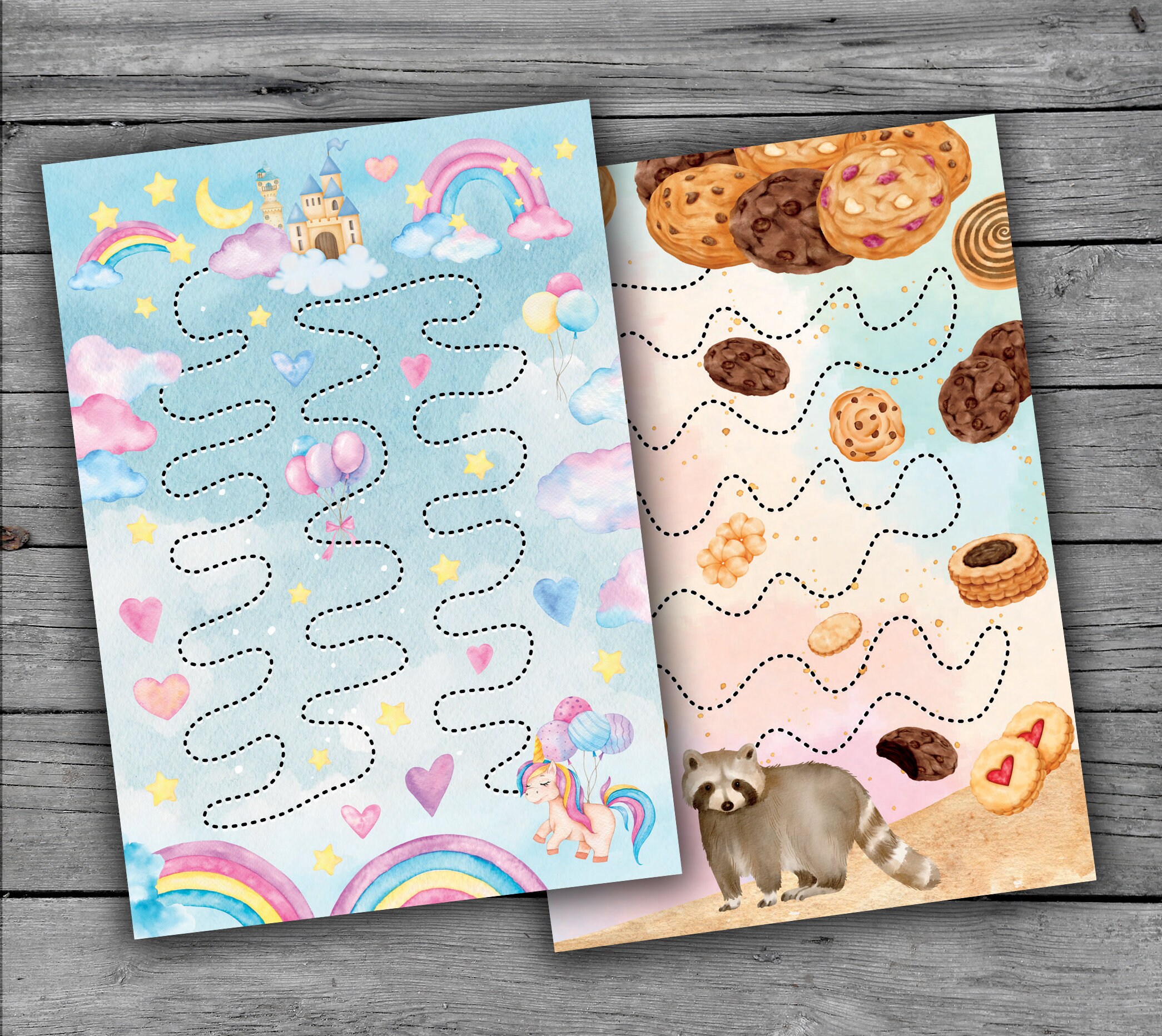 18 Printable Tracing Worksheets for Kids Hand Eye Coordination Practice ...