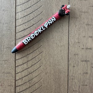 Custom Disney Mickey and Minnie Mouse Epoxy Pens - Etsy