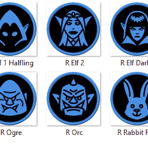 500+ Digital Dnd Tokens | TTRPG Fantasy Creature Tokens - Etsy