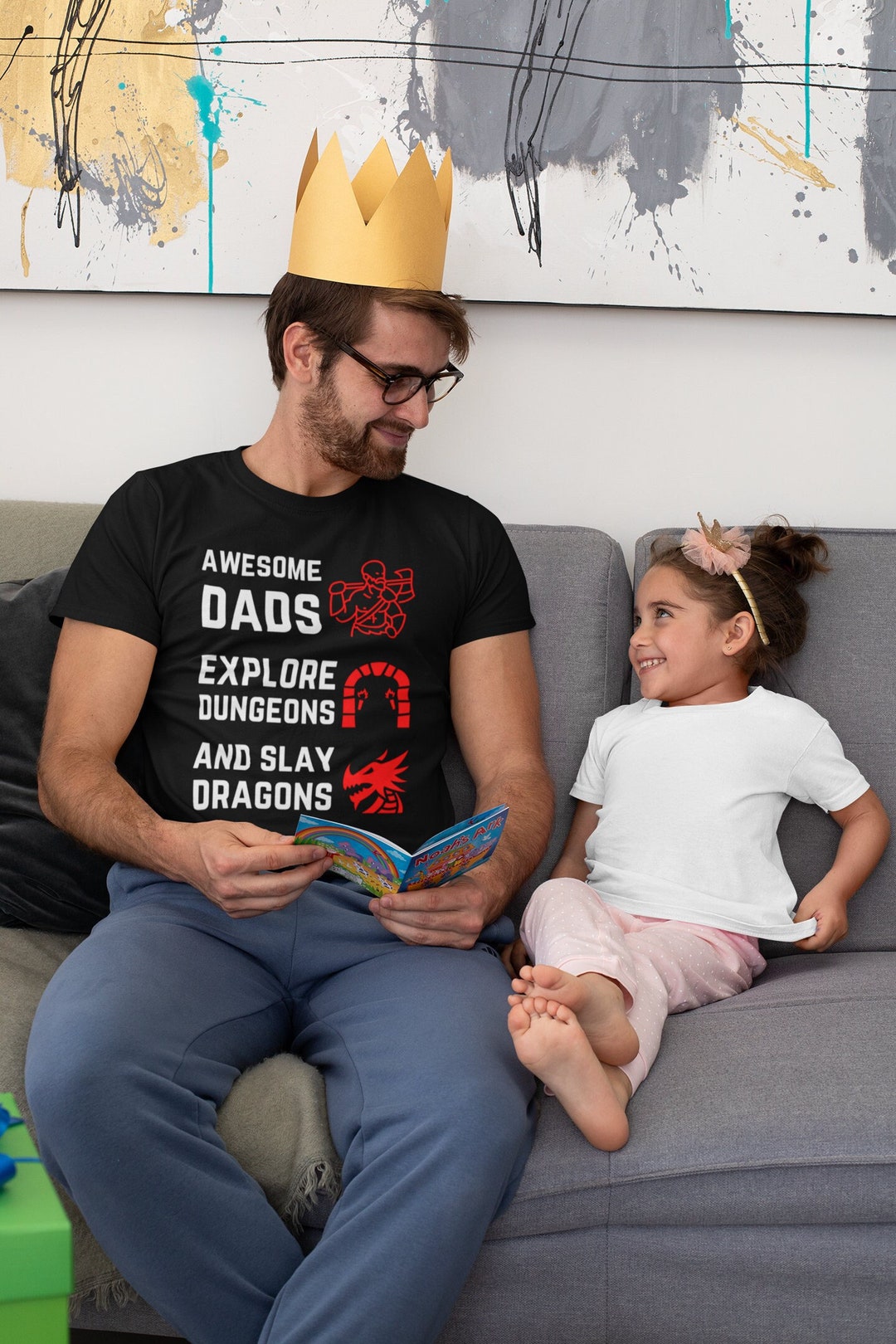 Awesome Dad Dnd Shirt Unisex Dnd Father's Day Dnd Dad - Etsy