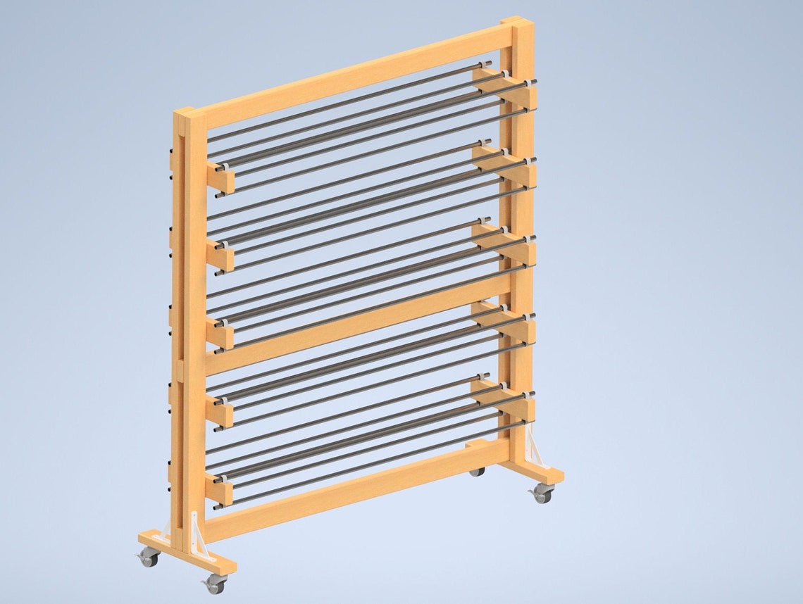 DIY Portable Fabric Rack - Etsy