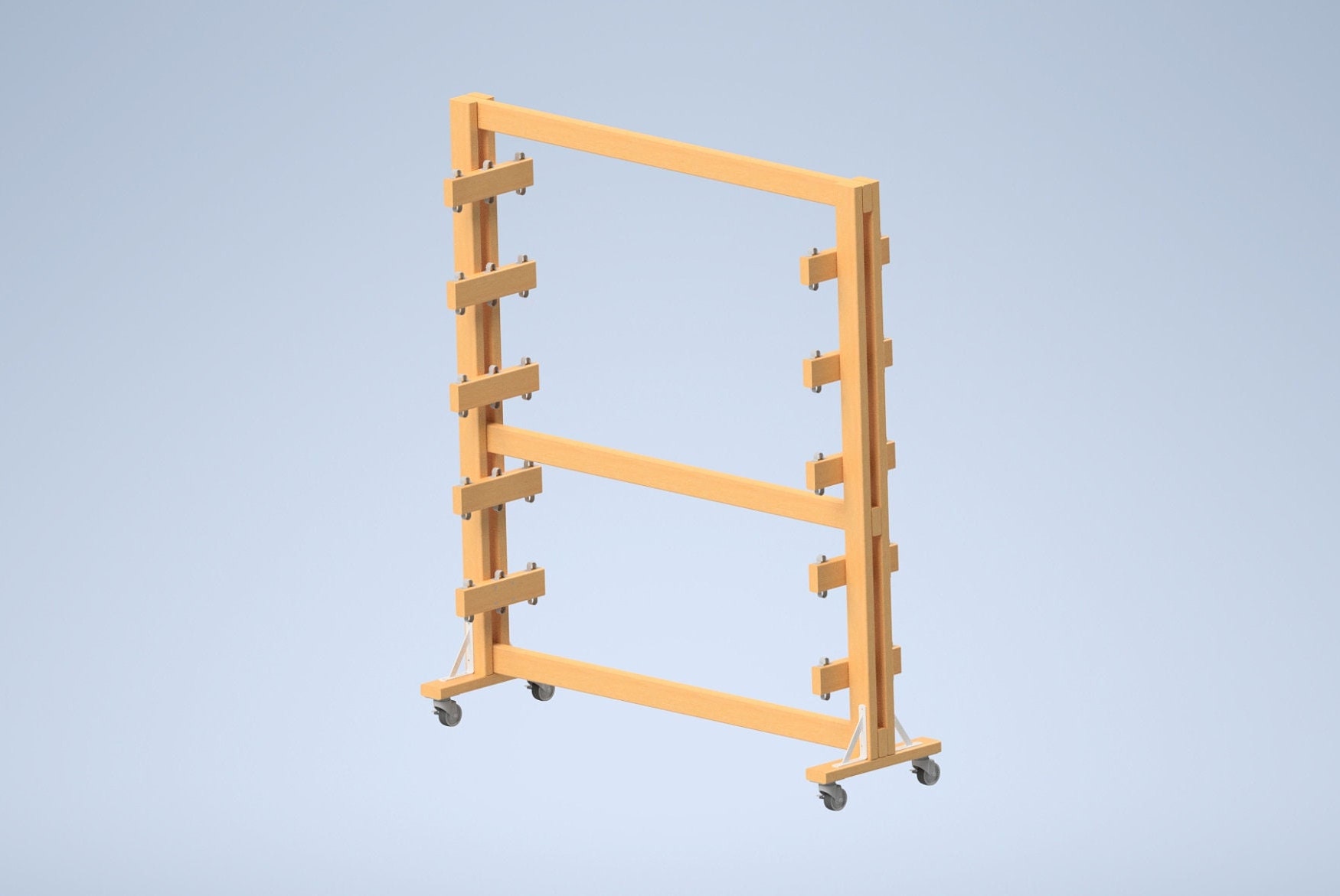 DIY Portable Fabric Rack - Etsy