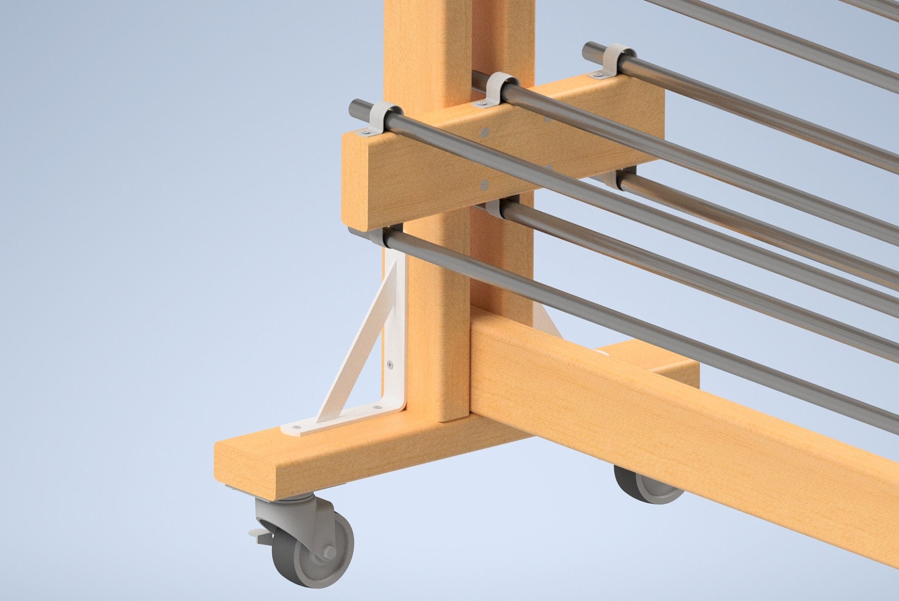 DIY Portable Fabric Rack - Etsy