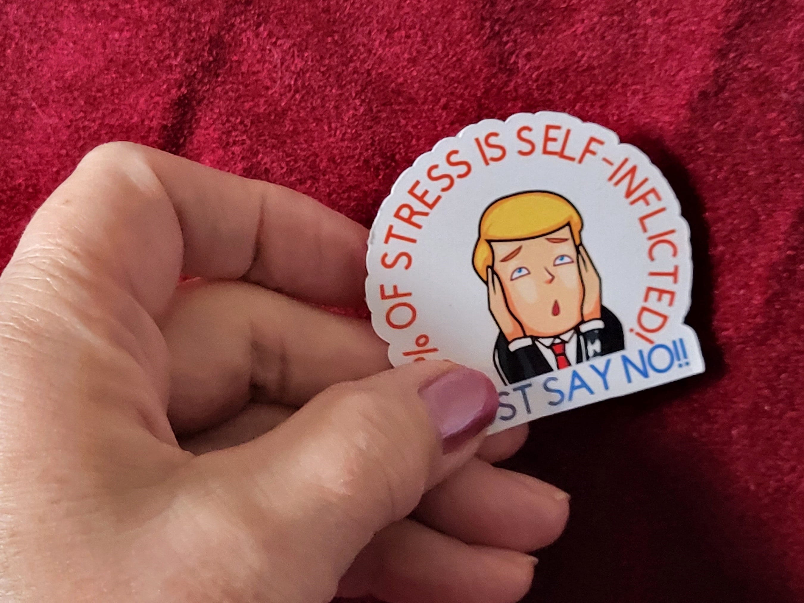 Just Say No Sticker, Set of 2 - Etsy