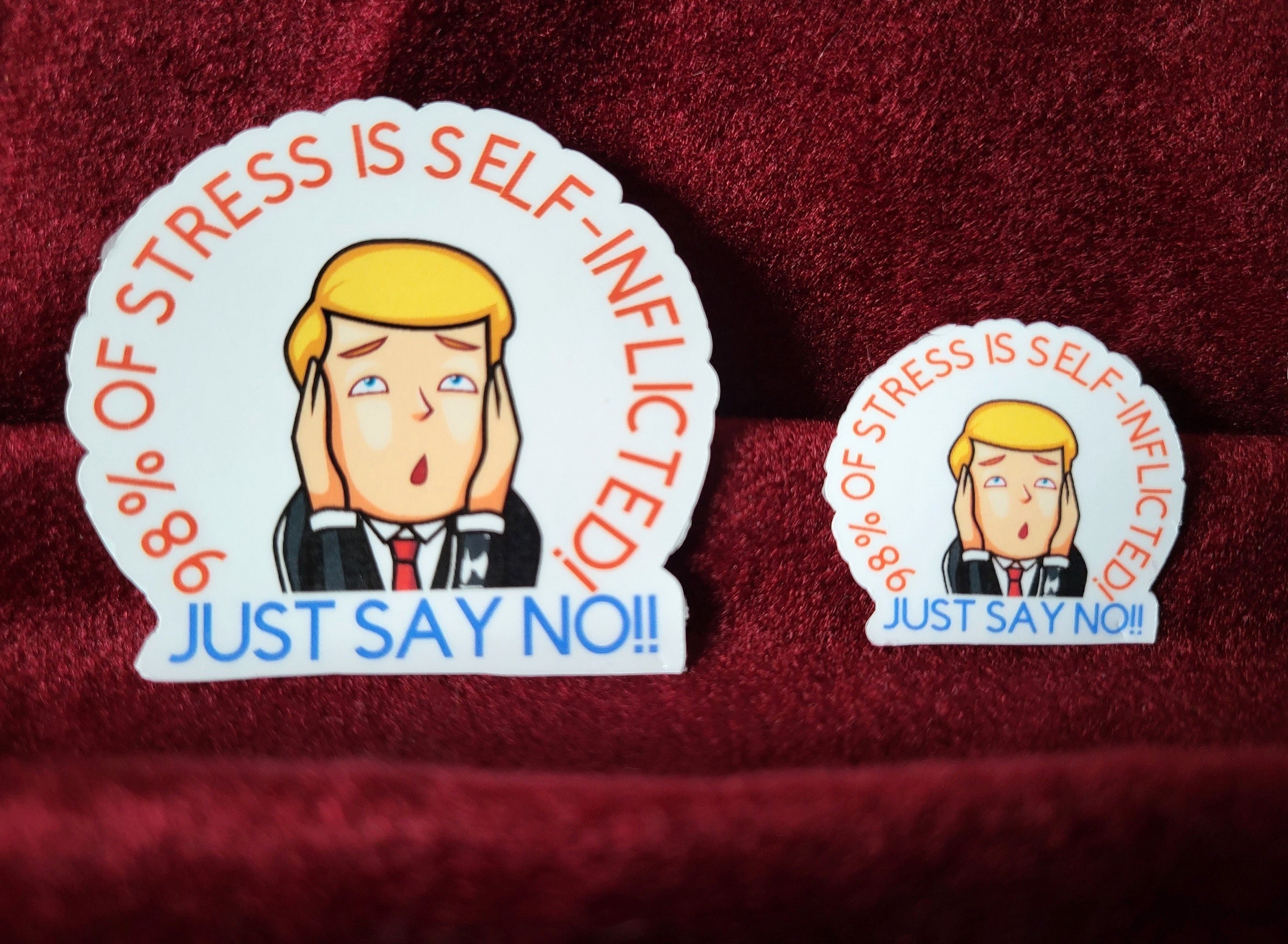 Just Say No Sticker, Set of 2 - Etsy