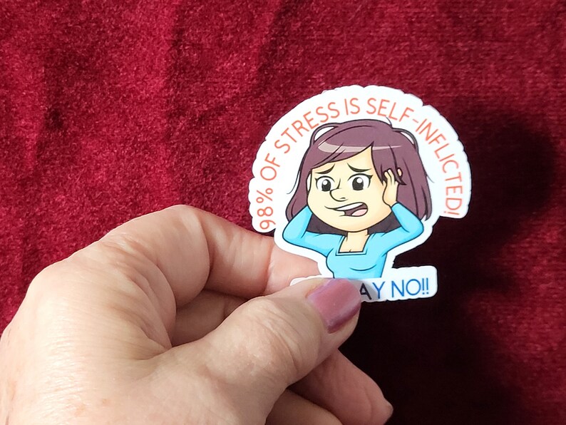 Just Say No Sticker, Set of 2 - Etsy