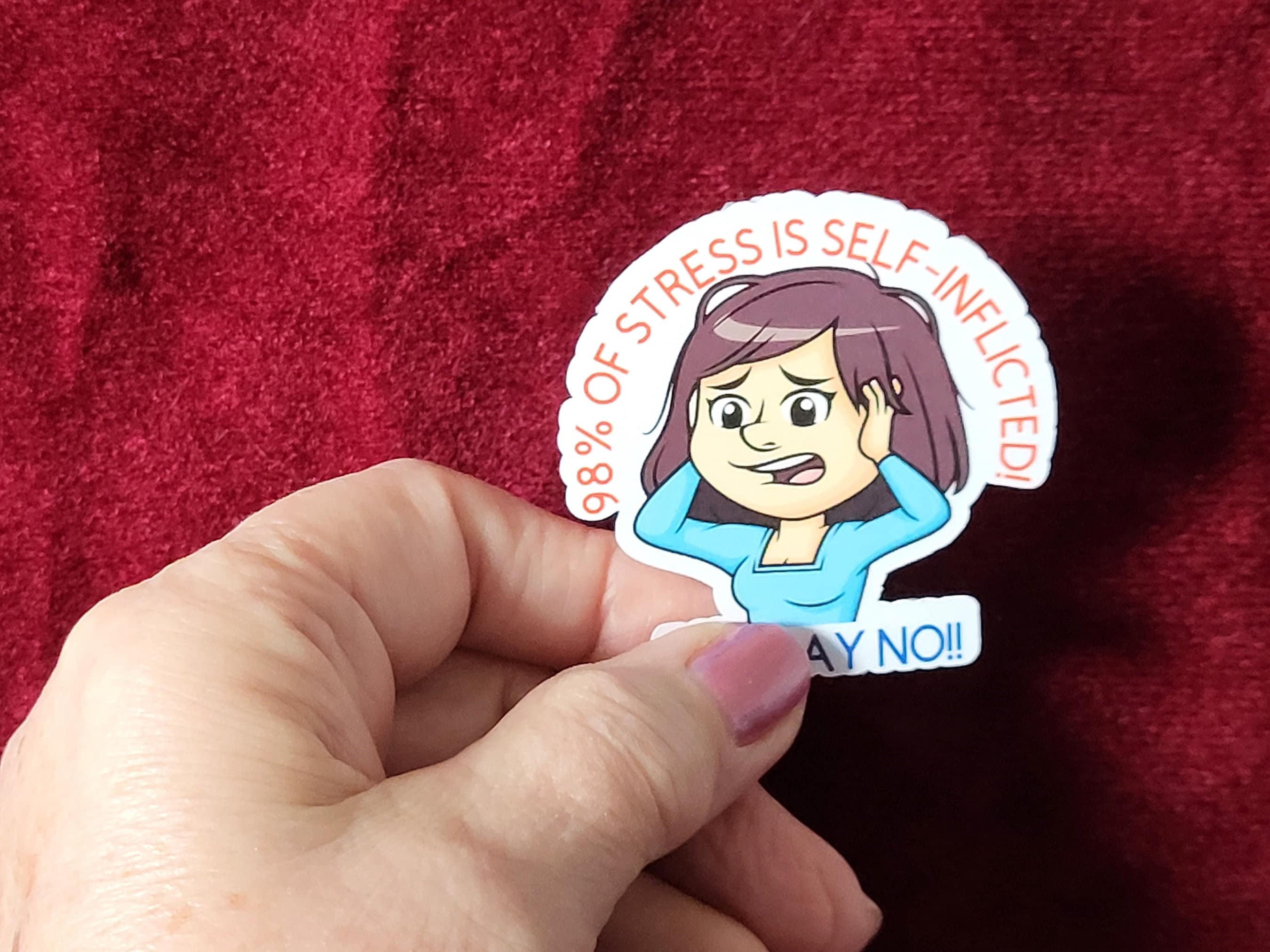 Just Say No Sticker, Set of 2 - Etsy