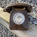 Vintage Phone GPO 746 Rotary Dial Telephone Gloss Brown February 1978 ...