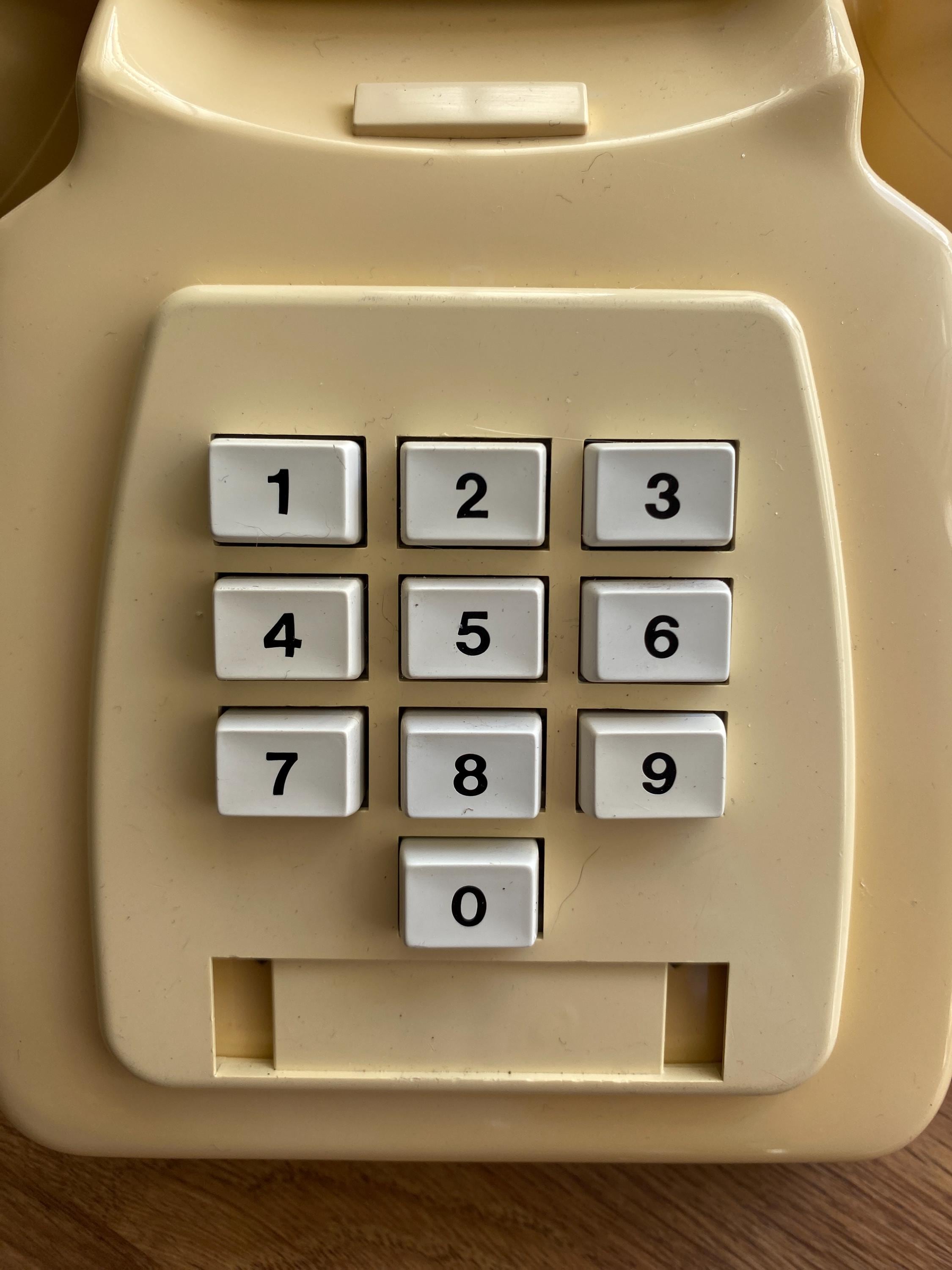 Vintage Phone GPO 756 Push Button Telephone Gloss Brown Built 1981 ...