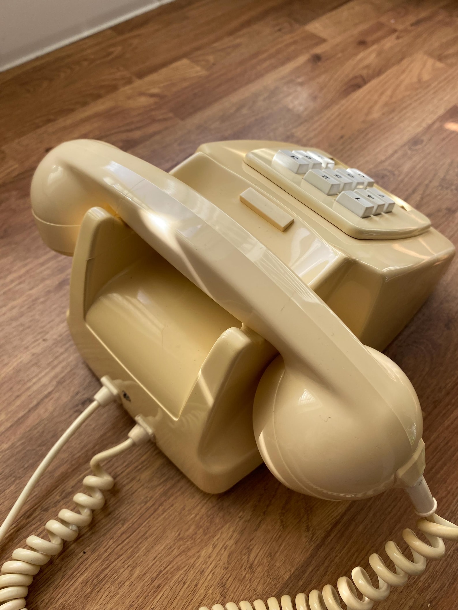 Vintage Phone GPO 756 Push Button Telephone Gloss Brown Built 1981 ...
