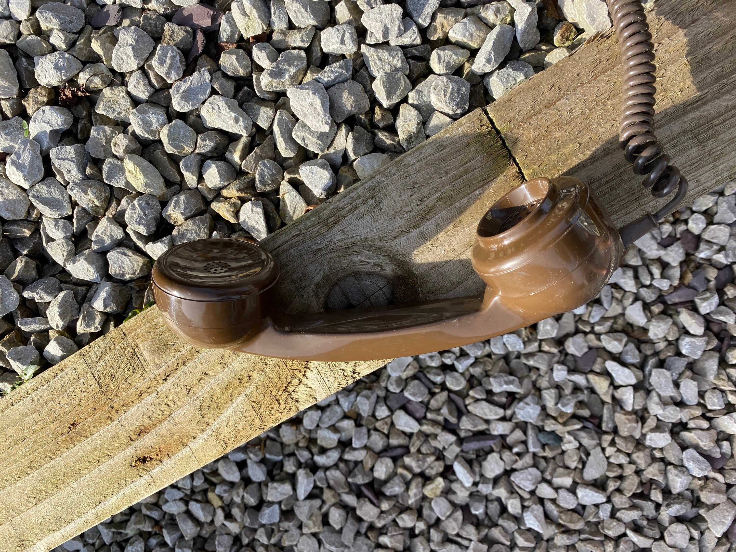 Vintage Phone GPO 746 Rotary Dial Telephone Gloss Brown February 1978 ...