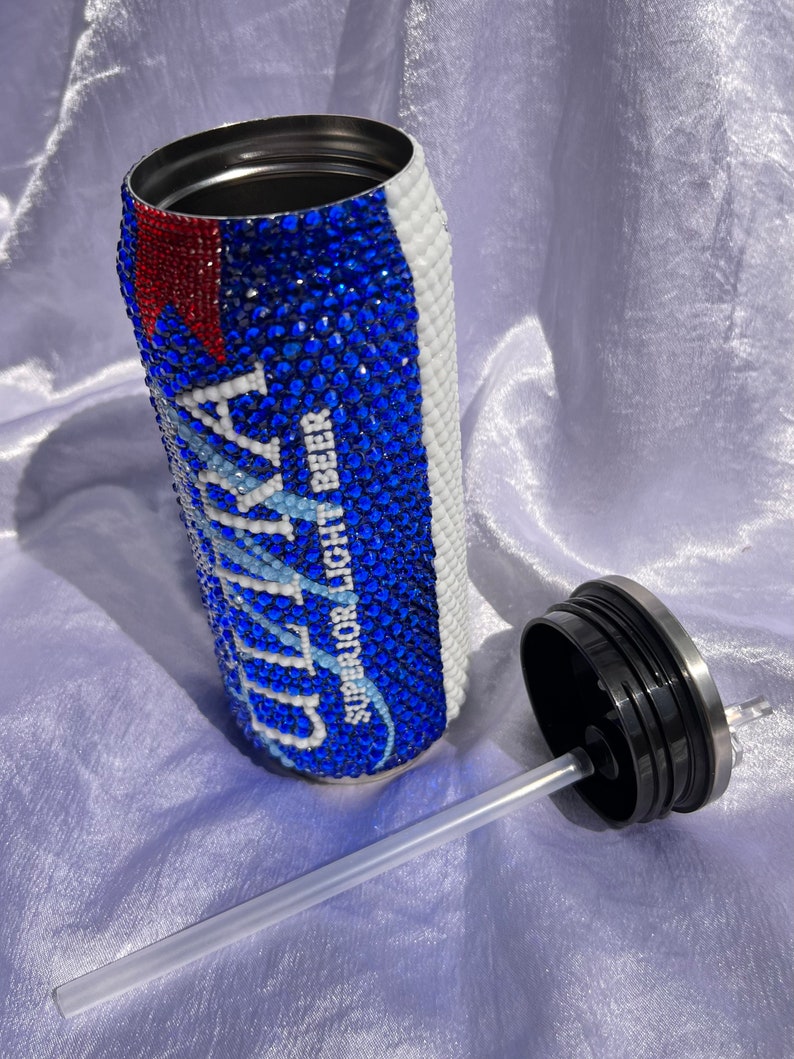 Michelob Ultra Rhinestone Can Tumbler Michelob Tumbler 16oz - Etsy