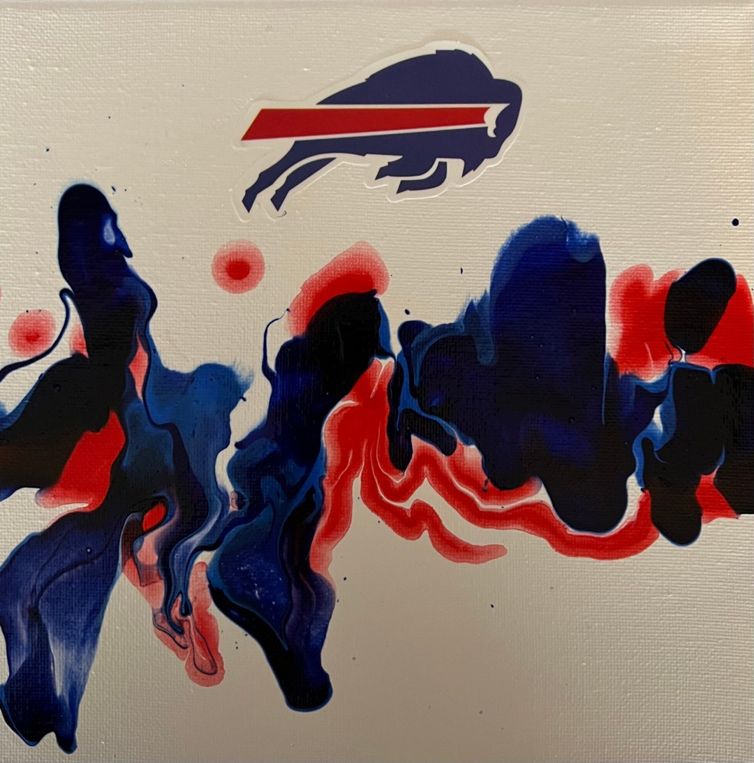 Buffalo Bills Abstract Painting Art NFL Football - Etsy