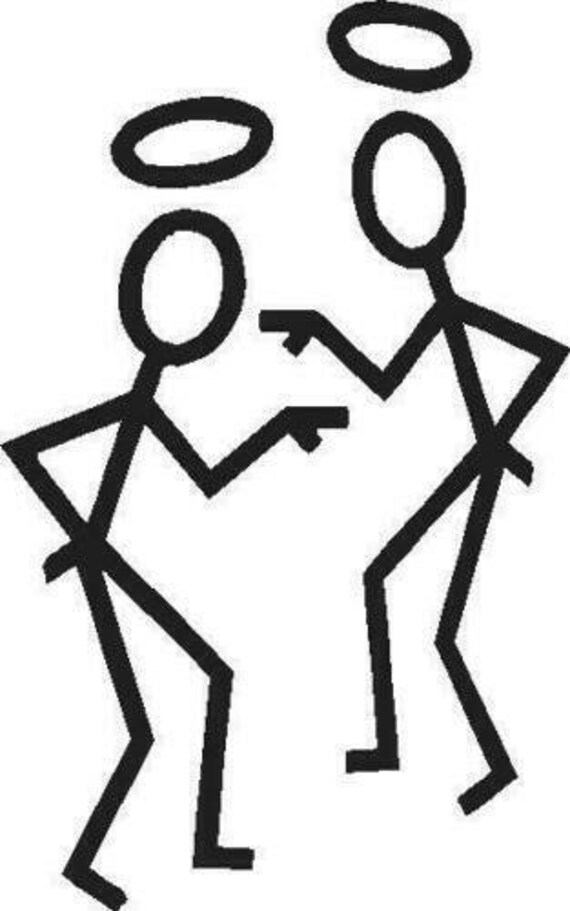 X2 Saint Stickman Vinyl Sticker Decal Car Bumper Van Window - Etsy