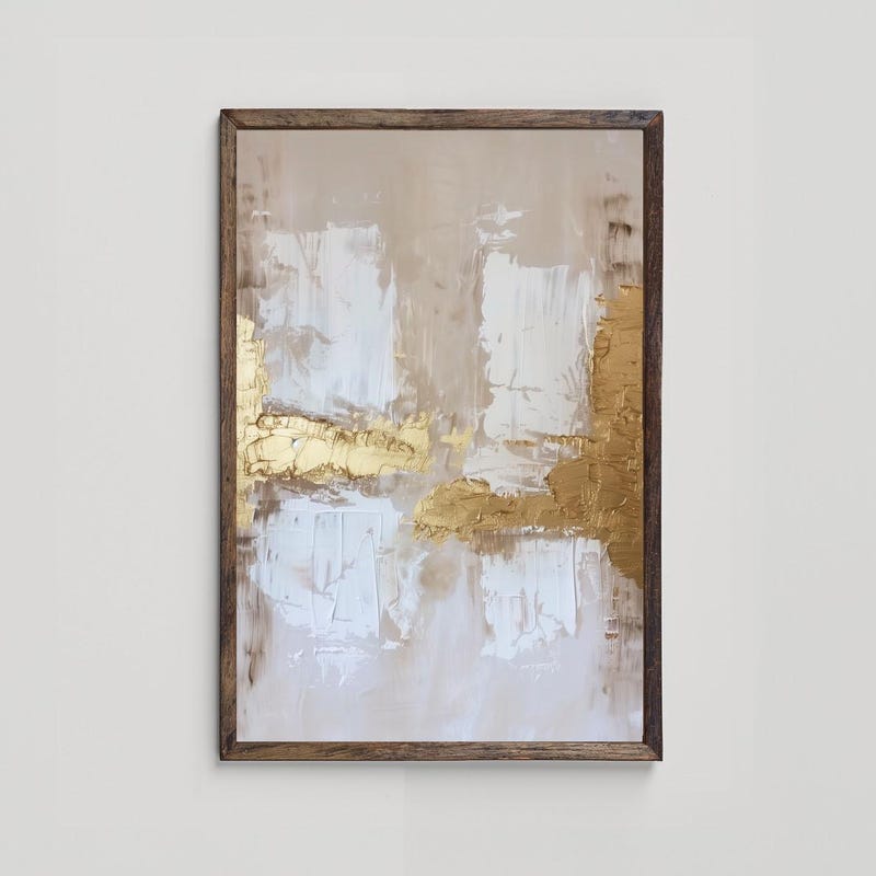 Gold Wide Art Digital Print - Etsy