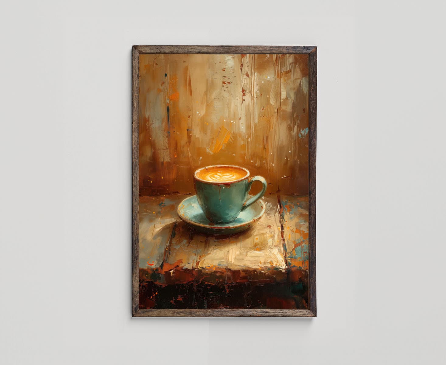 Vintage Coffee Corner Wall Art, Coffee Latte Wall Art, Cafe Decor ...