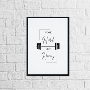 Gym Poster Workout Poster Printable Wall Art for Gym Fitness Poster ...