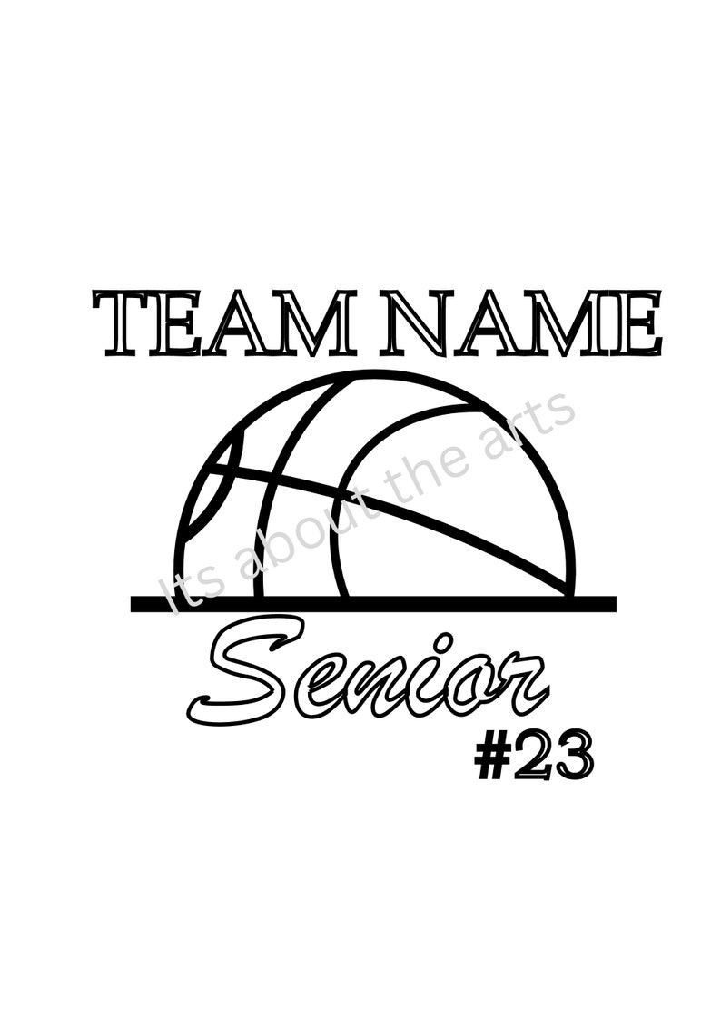 Basketball SVG Diy Basketball Team Shirt Design Download File Sports ...