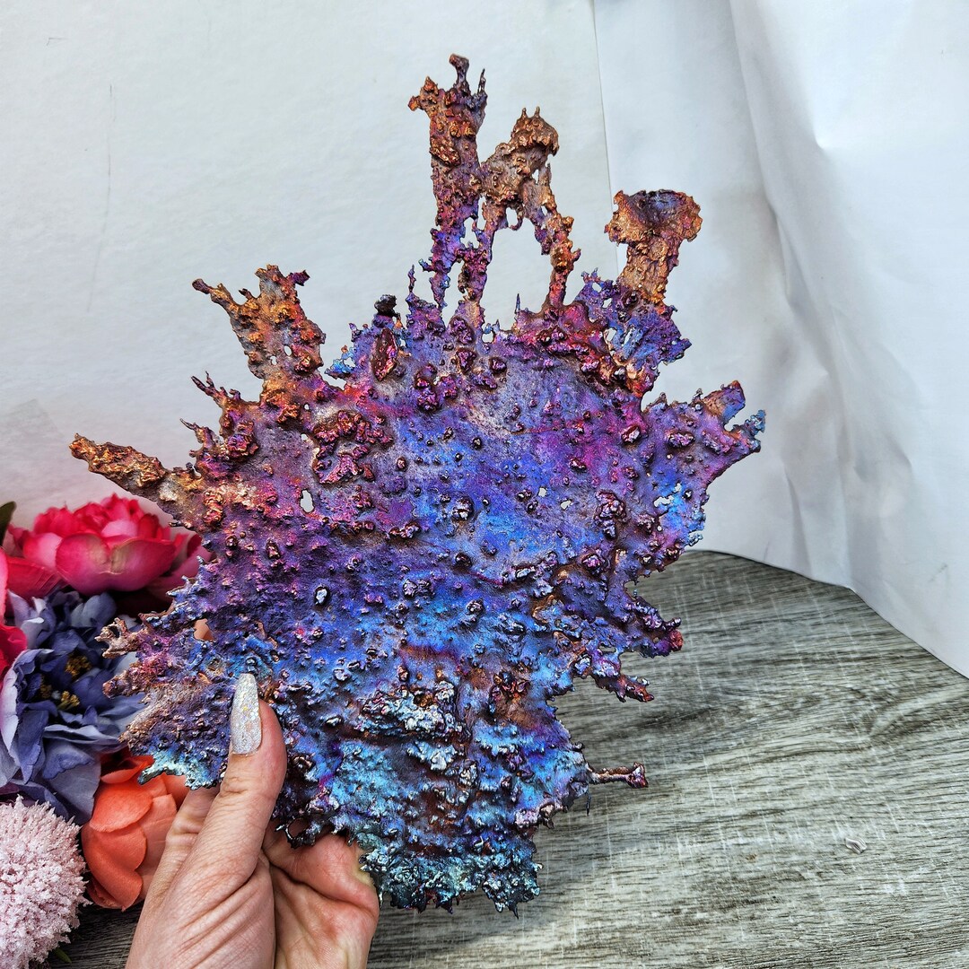 Copper Splash Specimen Wall Art Amplify Intentions Rainbow Natural ...