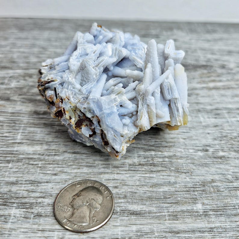 Blue Anhydrite Peru Raw Crystals Grounding Intuitive Communication ...