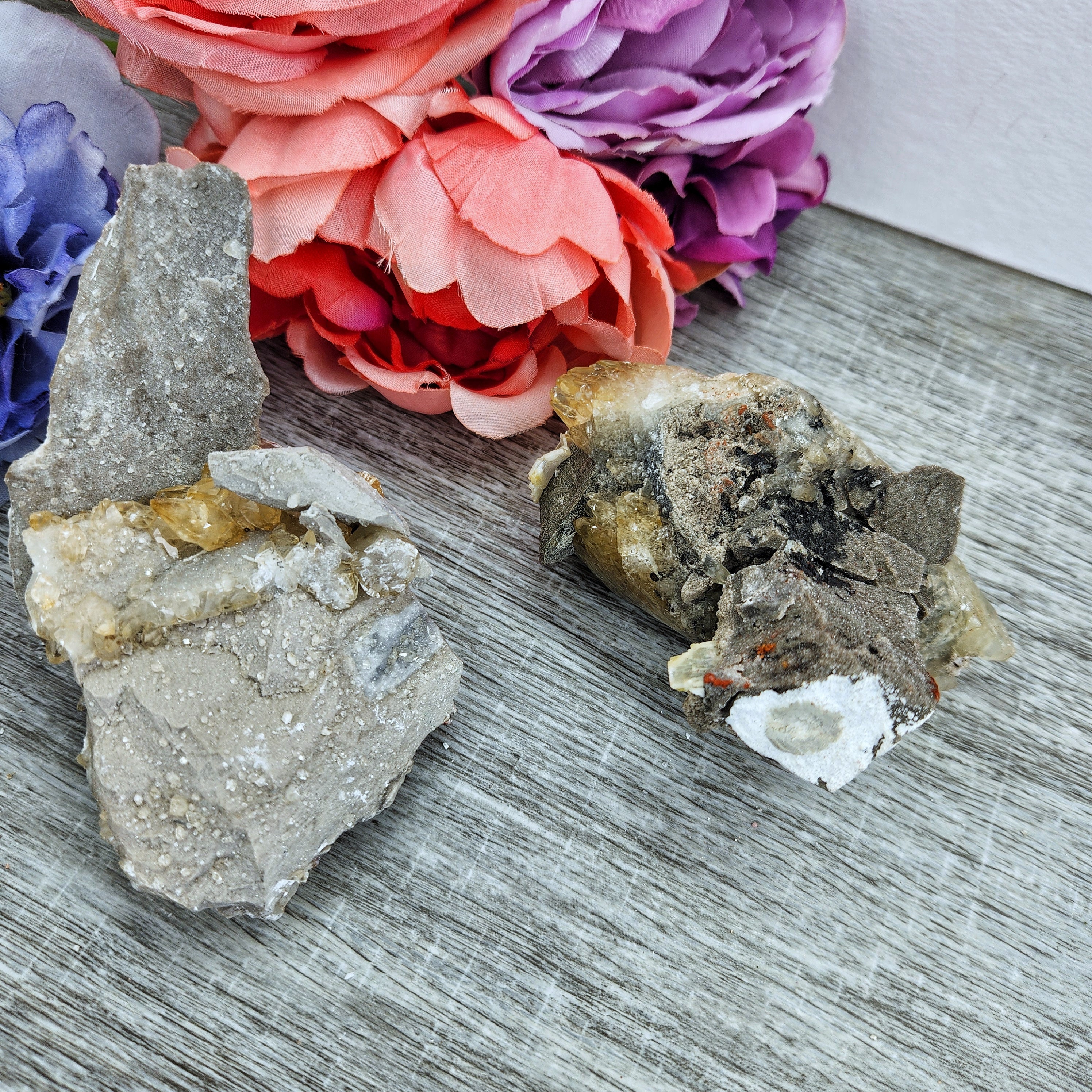 Elmwood Calcite Sphalerite on Dolomite With Pyrite Twinned Druzy Golden ...