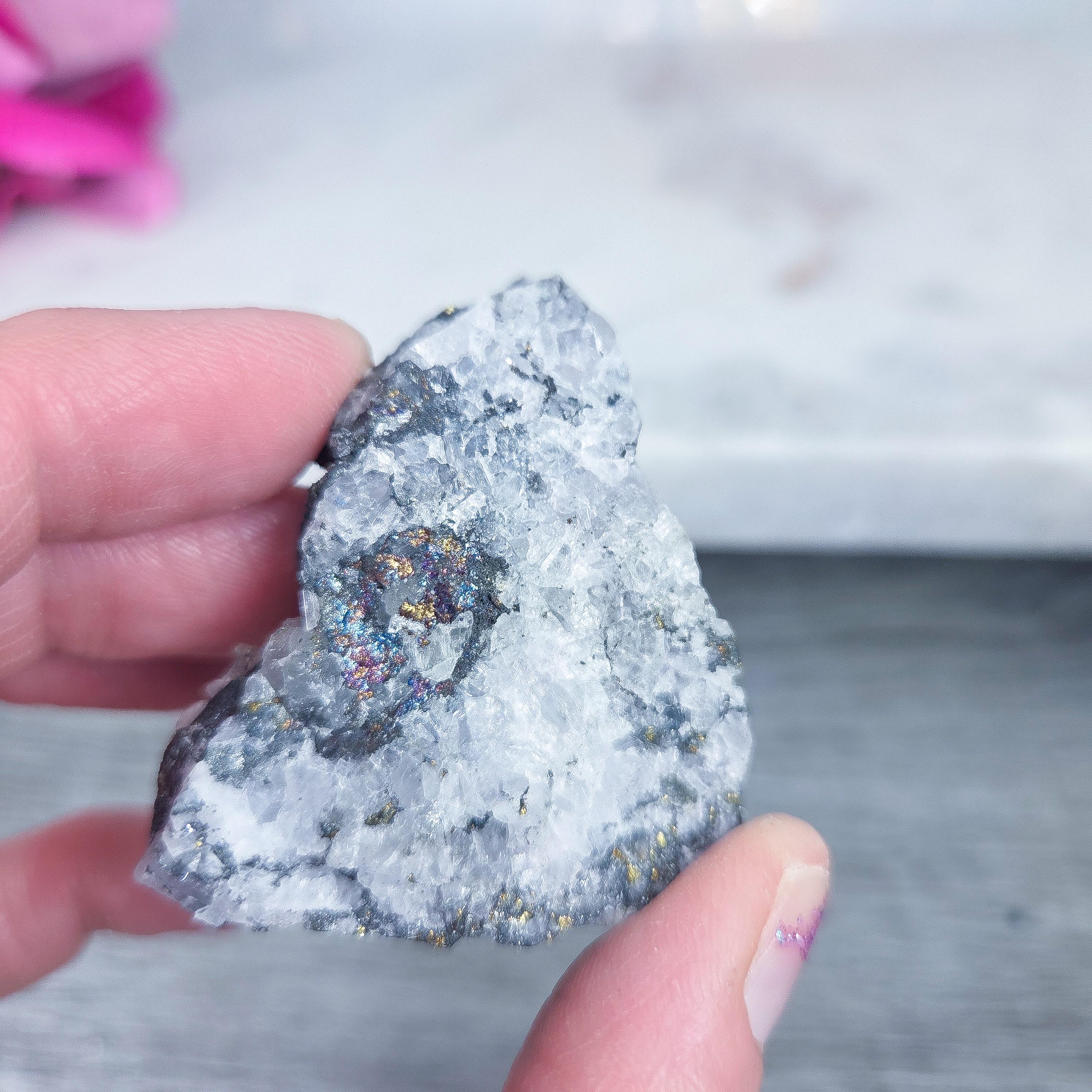 Iridescent Chalcopyrite Scalenohedral Sweetwater Mine Missouri Esthetic ...