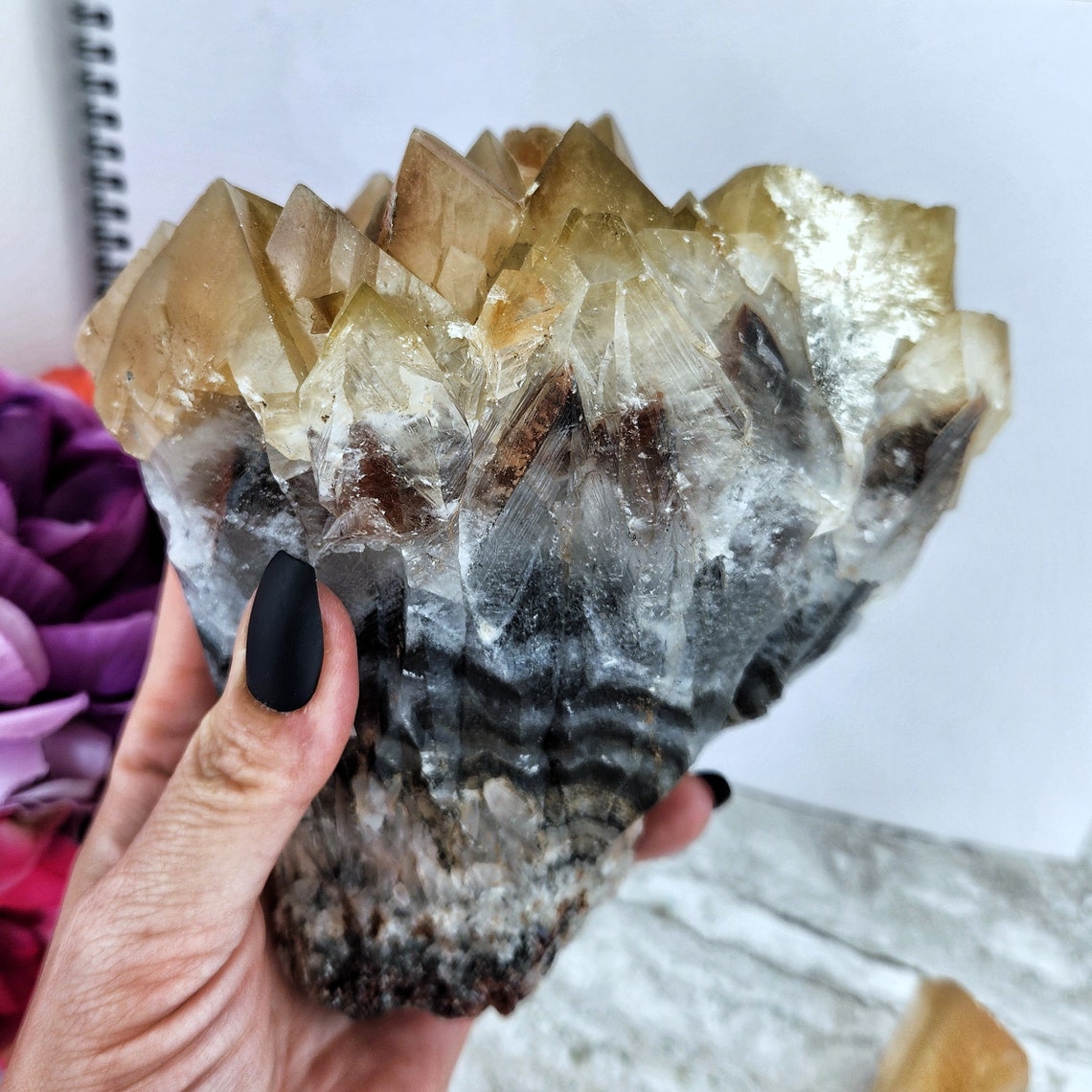 Mariposa "butterfly" Calcite Specimen UV Glow Beautiful Lustrous ...