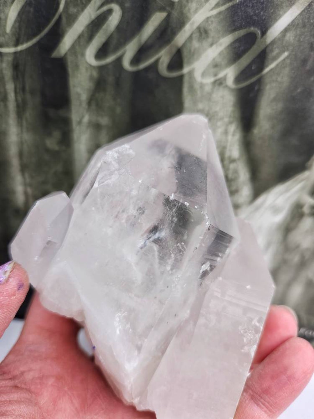Phantom Quartz Cluster Rare Special Pyramid Natural Raw High Quality ...