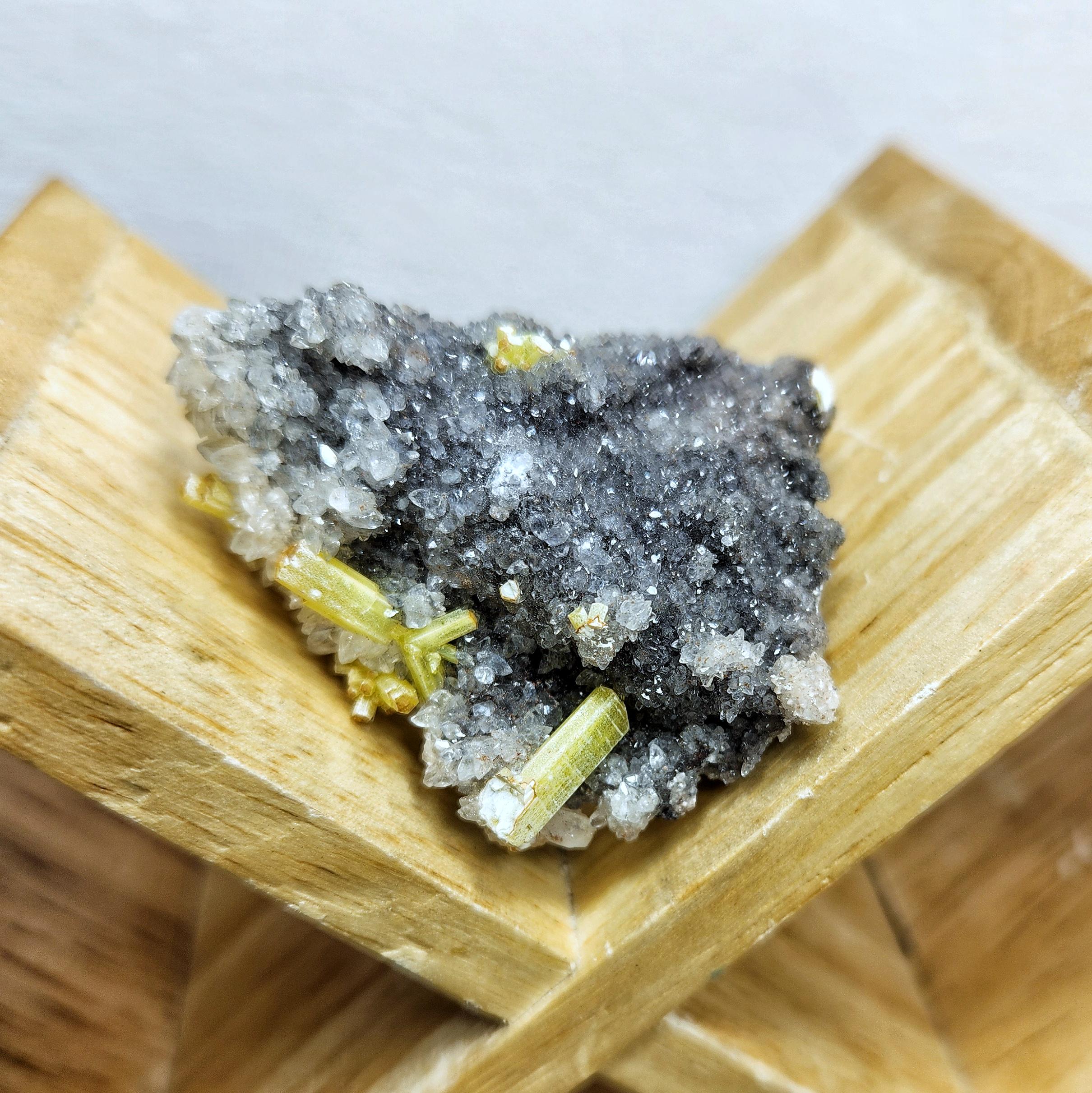 Ettringite With Calcite and Quartz Specimen N'chwaning II Mine North ...